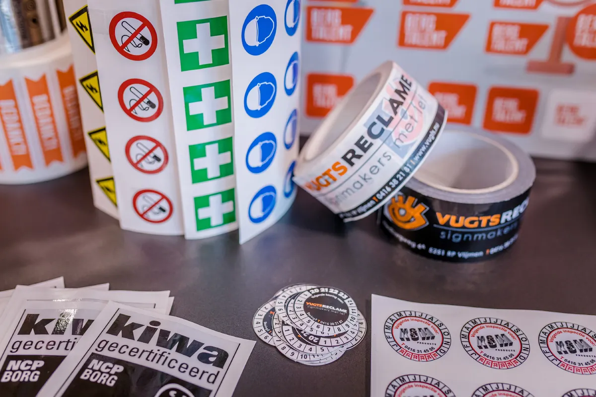 Stickers in alle soorten en maten, creatieve mogelijkheden